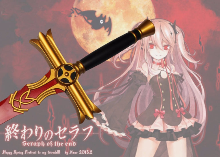 Cosplay Seraph of the End Vampire Queen Krul Tepes Sword Unsharpened ...