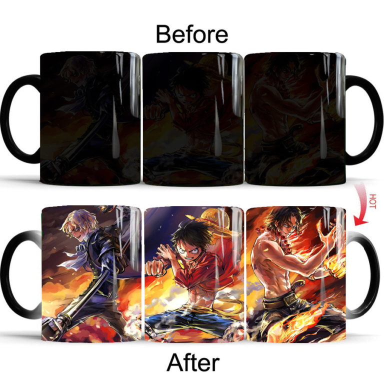 One Piece Luffy Heat Change Mug - Treasure Trip